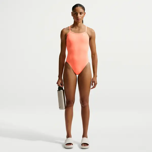 Nike Swim Hydrastrong Essential Racerback One Piece - Orange