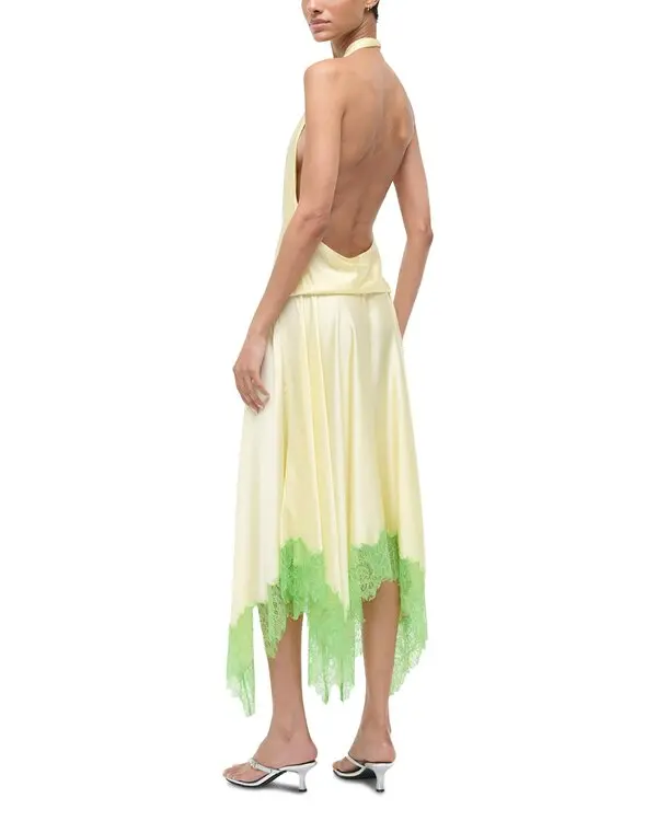 Staud Elira Dress - Key Limes