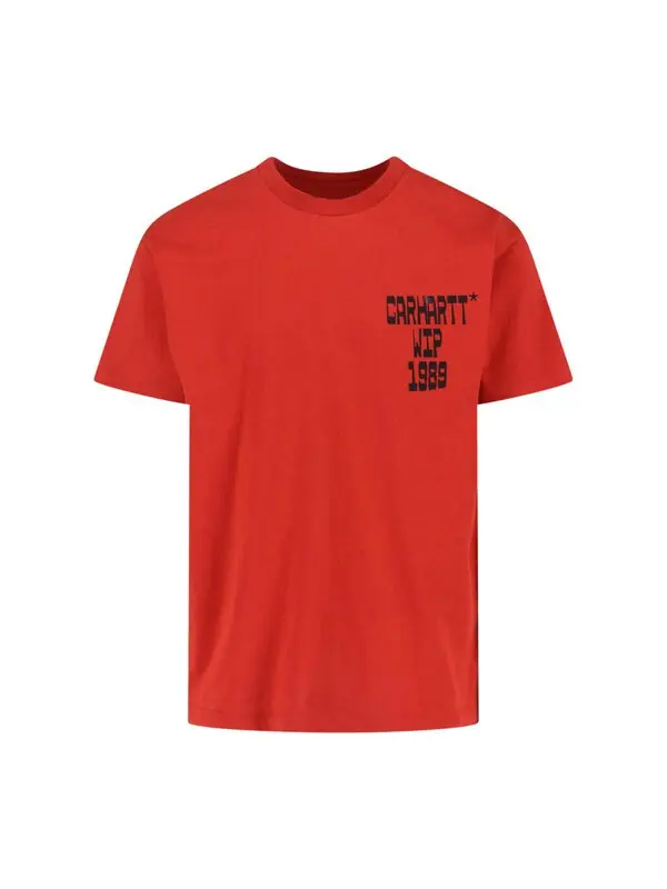 Carhartt Work In Progress S/s Blocks' T-shirt - Red