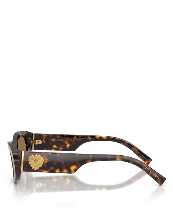 Dolce & Gabbana Oval Sunglasses, 53mm