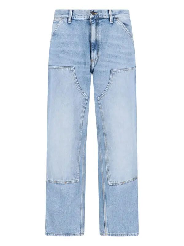 Carhartt Work In Progress Og Double Knee' Jeans - Light Blue