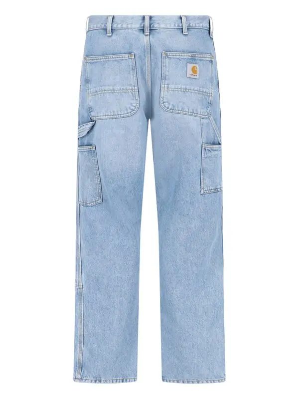 Carhartt Work In Progress Og Double Knee Jeans - Light Blue