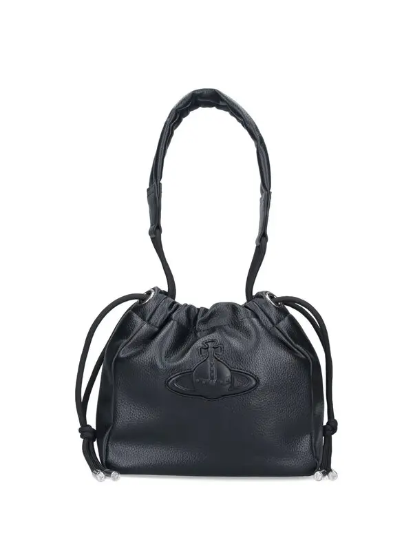 VIVIENNE WESTWOOD Hilary" Bucket Bag - Black