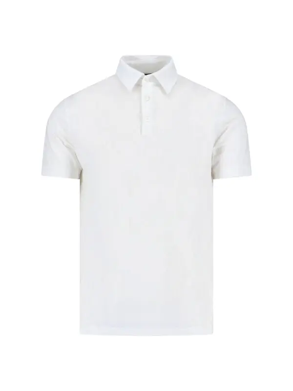 ZANONE Cotton Polo Shirt - White