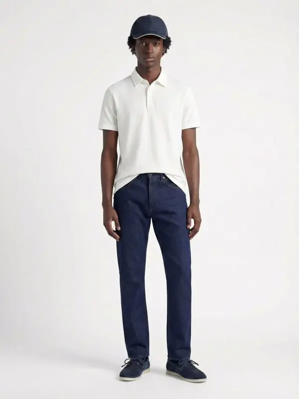 ZANONE Cotton Polo Shirt - White