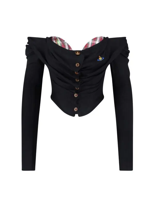 VIVIENNE WESTWOOD Bea Corset" Cardigan - Black