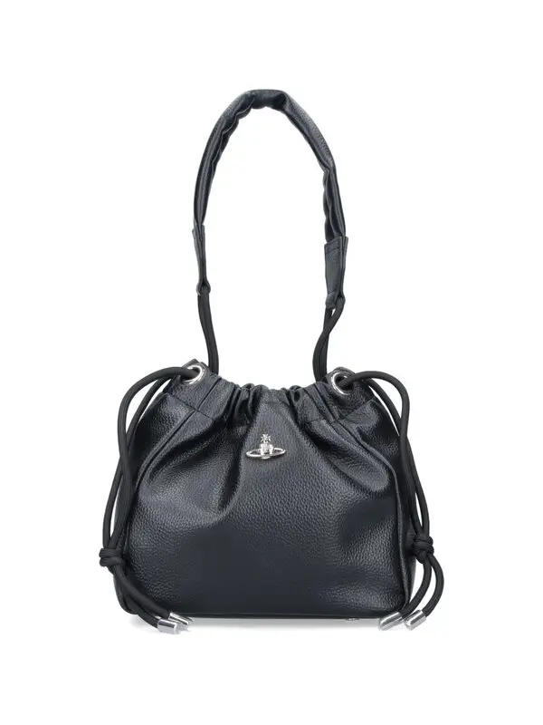 VIVIENNE WESTWOOD Hilary Mini Bucket Bag - Black