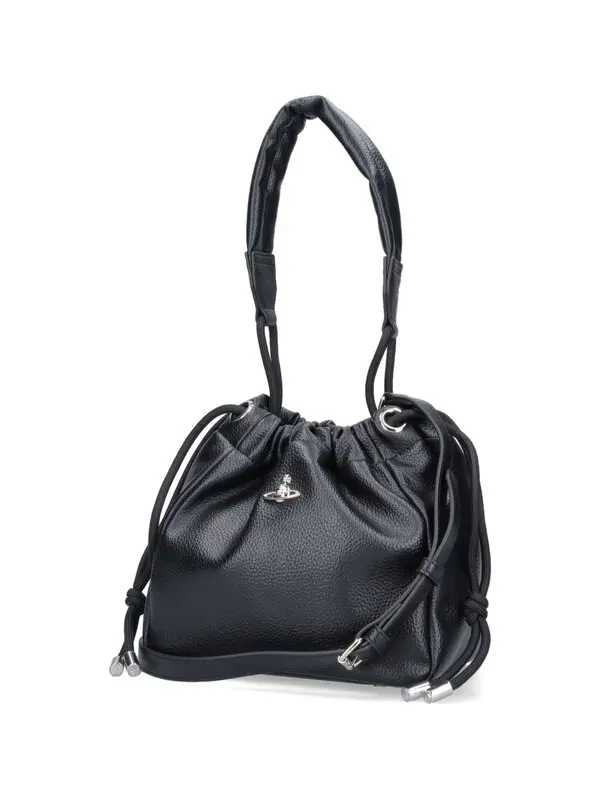 VIVIENNE WESTWOOD Hilary Mini Bucket Bag - Black