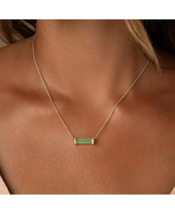 KARMA AND LUCK Harmonious Path Jade Necklace