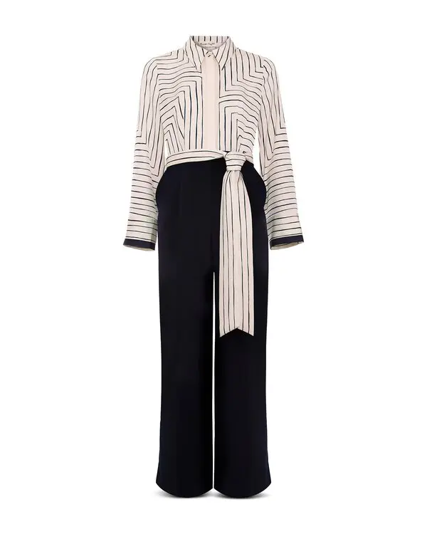 PHASE EIGHT Geovanna Colorblocked Jumpsuit