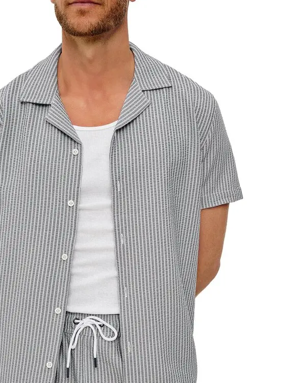 Rails Amalfi Deck Stripe Shirt - Navy Deck Stripe