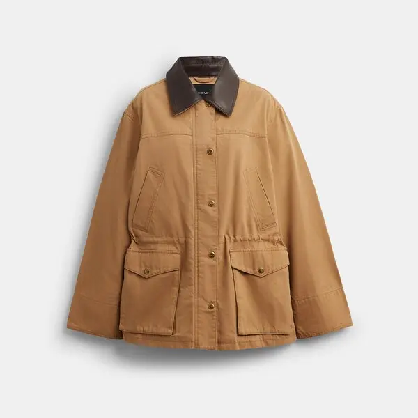 COACH Barn Jacket In Organic Cotton