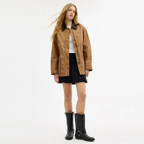 COACH Barn Jacket In Organic Cotton