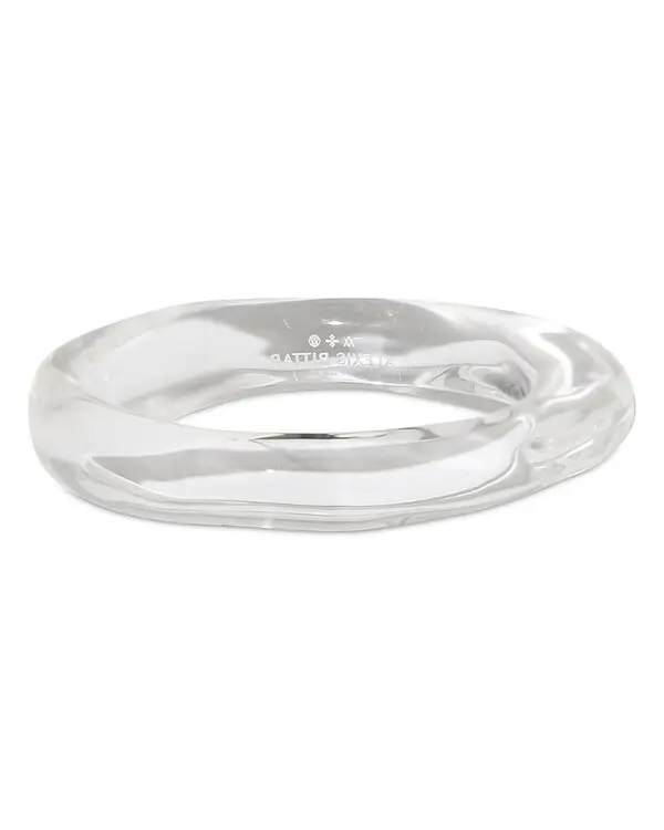 Alexis Bittar Liquid Lucite Bangle Bracelet - Clear