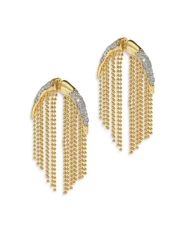 Alexis Bittar Solanales Crystal Fringed Earrings - Crystals