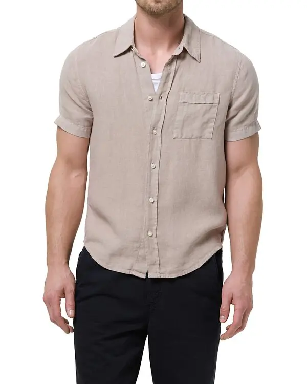 Citizens Of Humanity Short Sleeve Pocket Cairo Shirt - Wheat