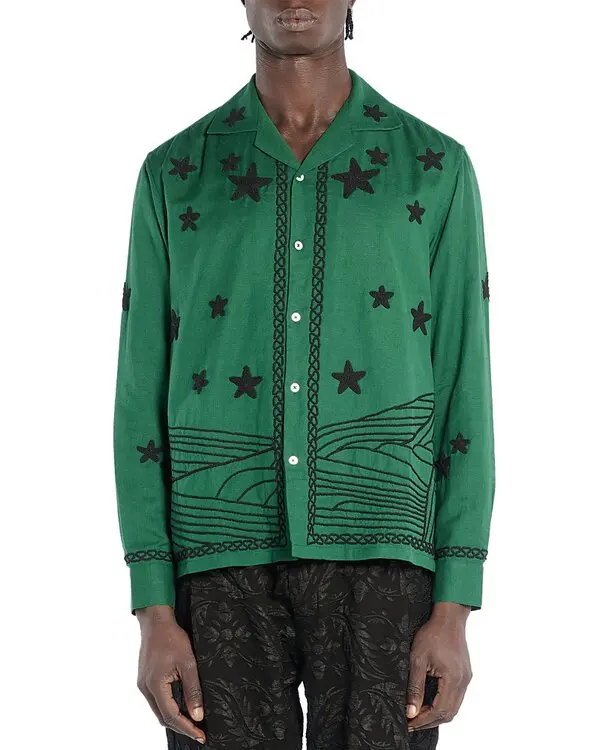BAZISZT Medley Button Front Shirt