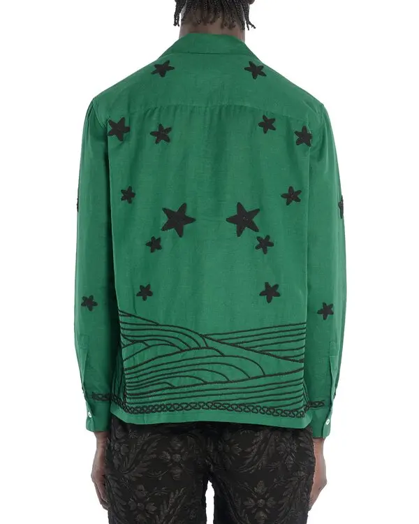 BAZISZT Medley Button Front Shirt