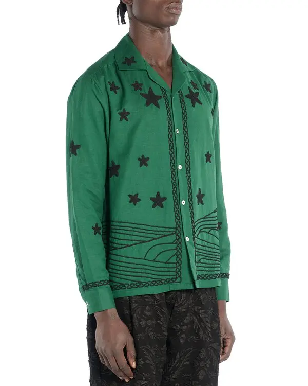 BAZISZT Medley Button Front Shirt
