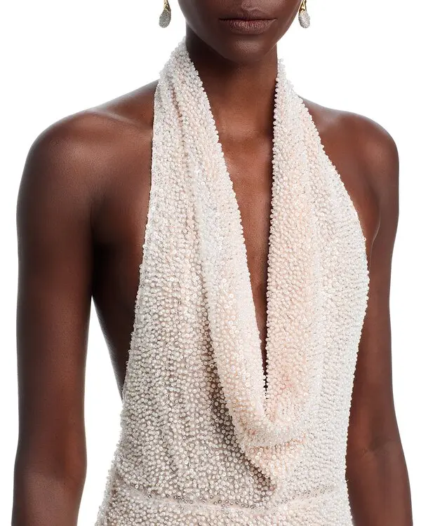 SAU LEE Lindsay Beaded Gown