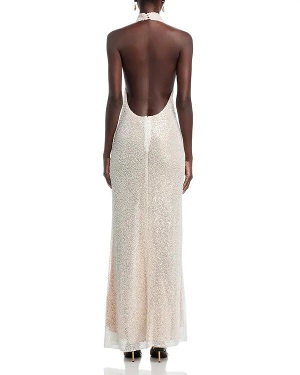 SAU LEE Lindsay Beaded Gown