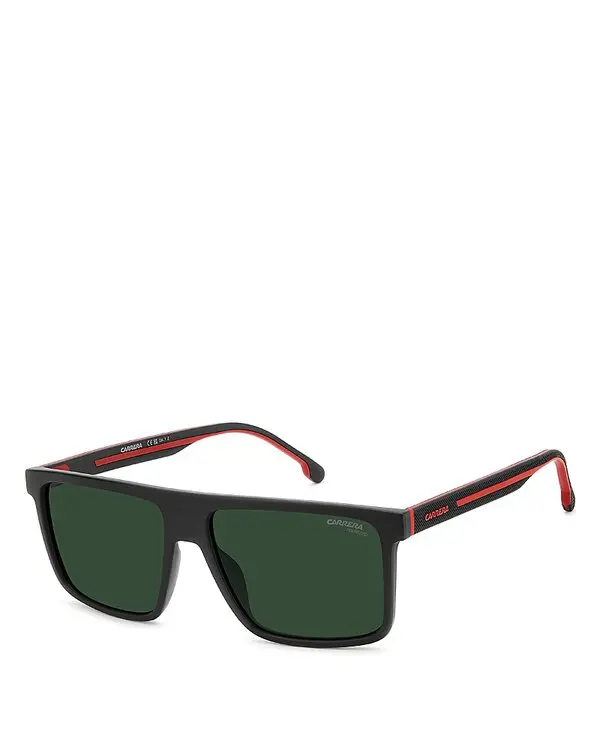 Carrera Eyewear Sport Square Sunglasses - Matte Black Red