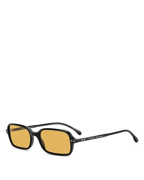 Isabel Marant Rectangular Sunglasses, 52mm - Black/yellow
