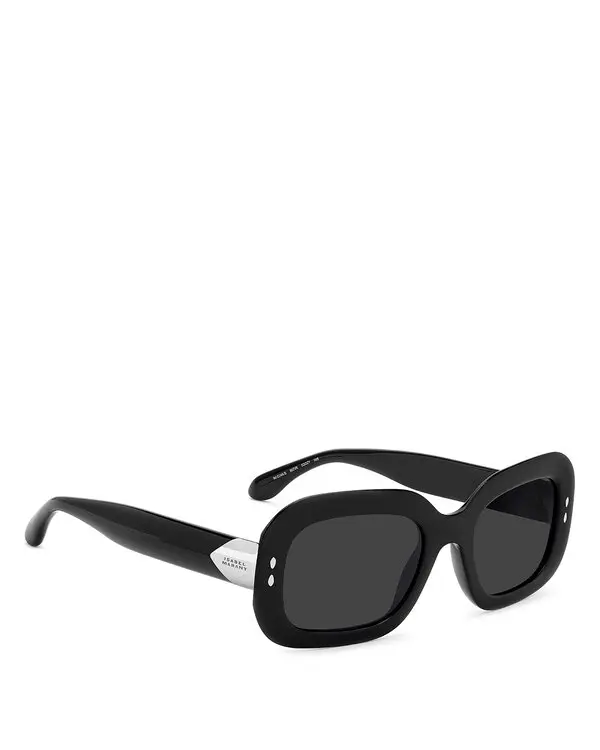 Isabel Marant Étoile 53mm Rectangular Sunglasses - Black
