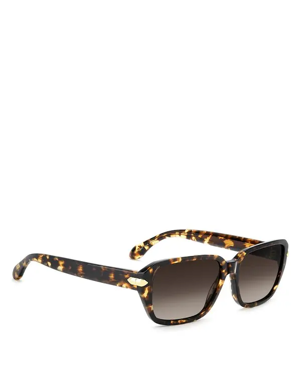 Isabel Marant Geometrical Sunglasses, 58mm - Havana