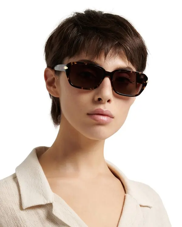 Isabel Marant Geometrical Sunglasses, 58mm - Havana