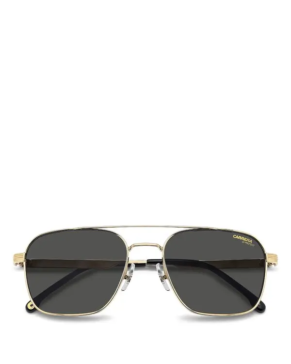 Carrera Eyewear Double Bridge Square Sunglasses 57mm