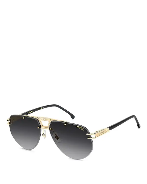 Carrera Eyewear Pilot Sunglasses 63mm - Gold Black