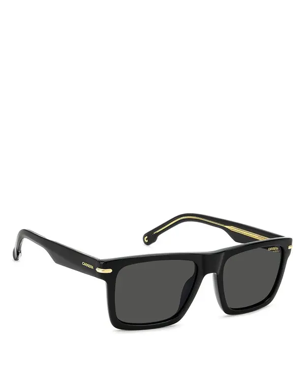Carrera Eyewear Rectangle 55mm Sunglasses - Black