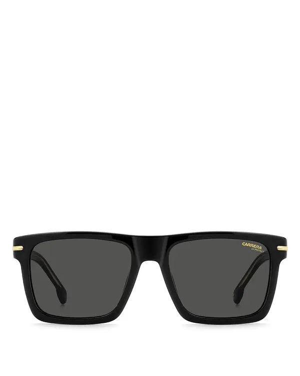 Carrera Eyewear Rectangle 55mm Sunglasses - Black