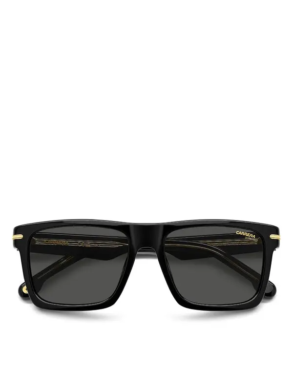 Carrera Eyewear Rectangle 55mm Sunglasses - Black