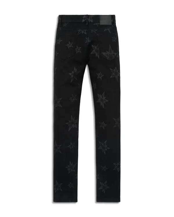 RtA Skinny Fit Star Pattern Jeans