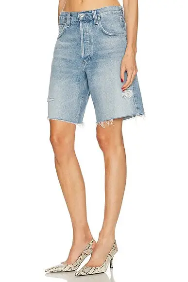 Citizens Of Humanity Ayla Mid Rise Denim Shorts