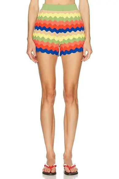 SIMONMILLER Marzo Wave Knit Short
