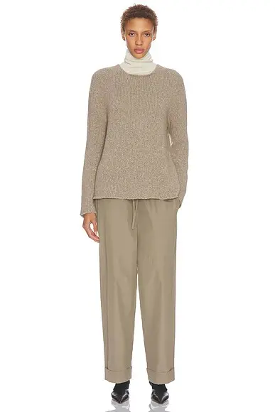 THE ROW Nitha Cashmere Pullover - Dune