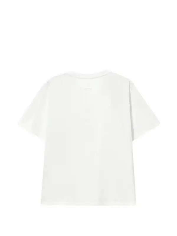 MAISON MARGIELA Logo-print T-shirt - Neutrals