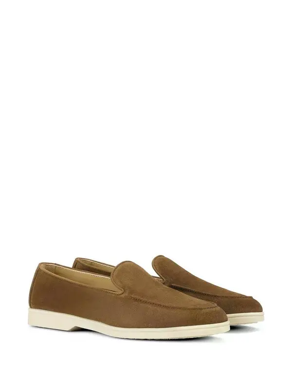 DOUCAL'S Suede Loafers - Brown