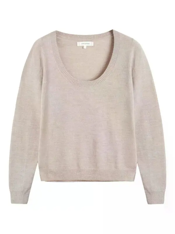 Chinti & Parker Scoop-neck Sweater