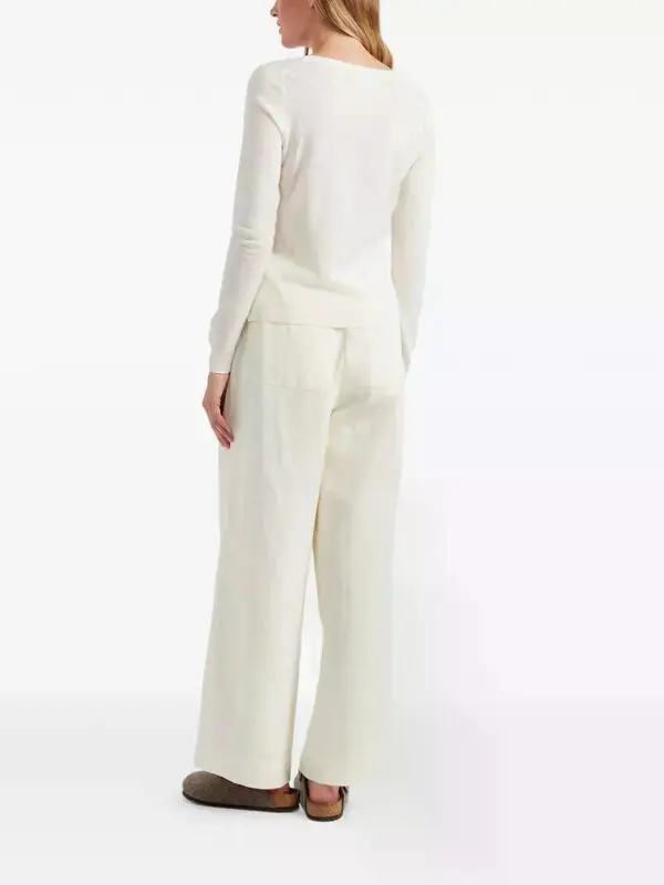 Chinti & Parker Long Sleeve Scoop Neck Pullover