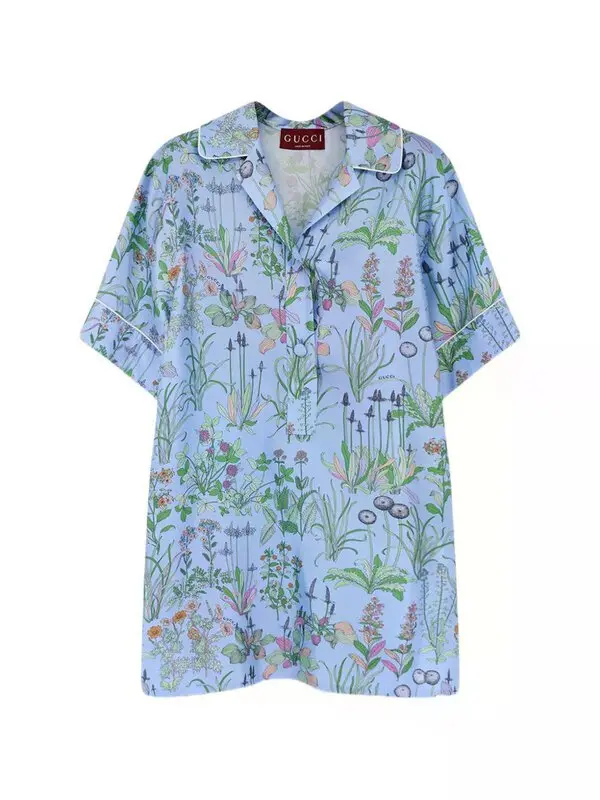 Gucci Floral Print Blouse