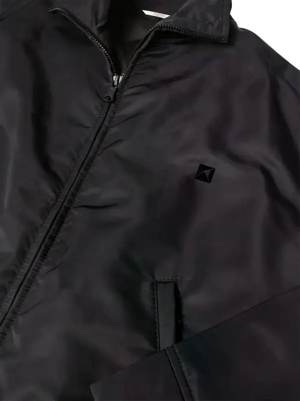 Valentino Garavani Zip-up Lightweight Jacket With Stud Detail
