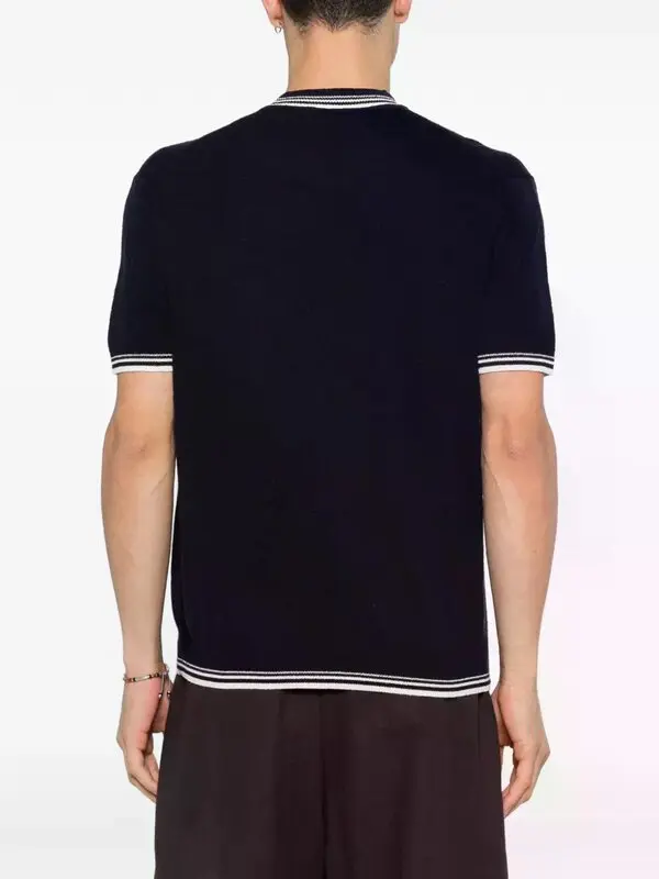 PAOLO PECORA Striped Pocket T-shirt