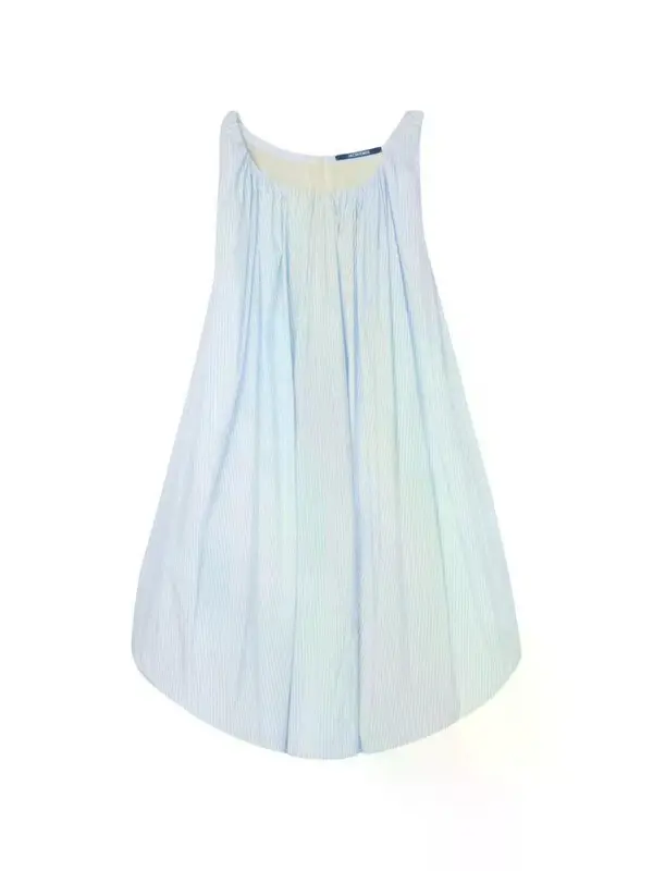 Jacquemus Lavande Striped Balloon Midi Dress - Blue