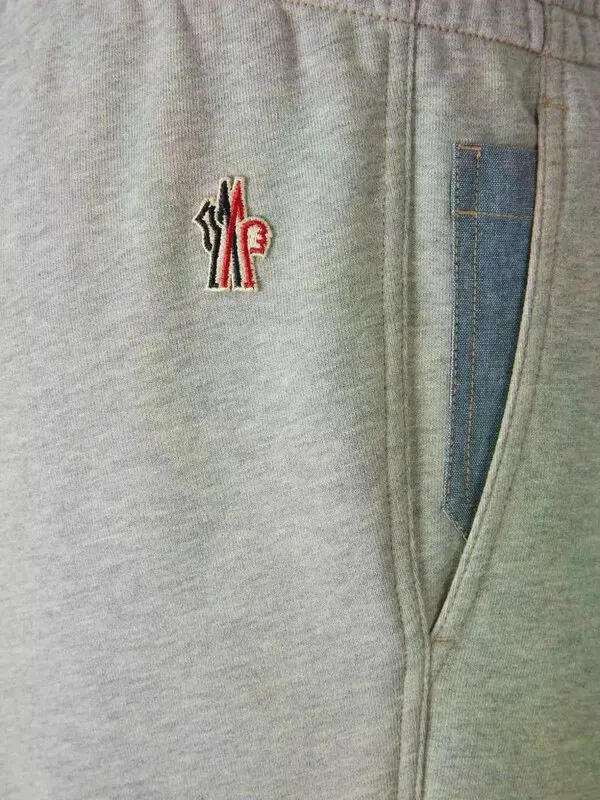 Moncler Chambray Panelled Pocket Track Pants