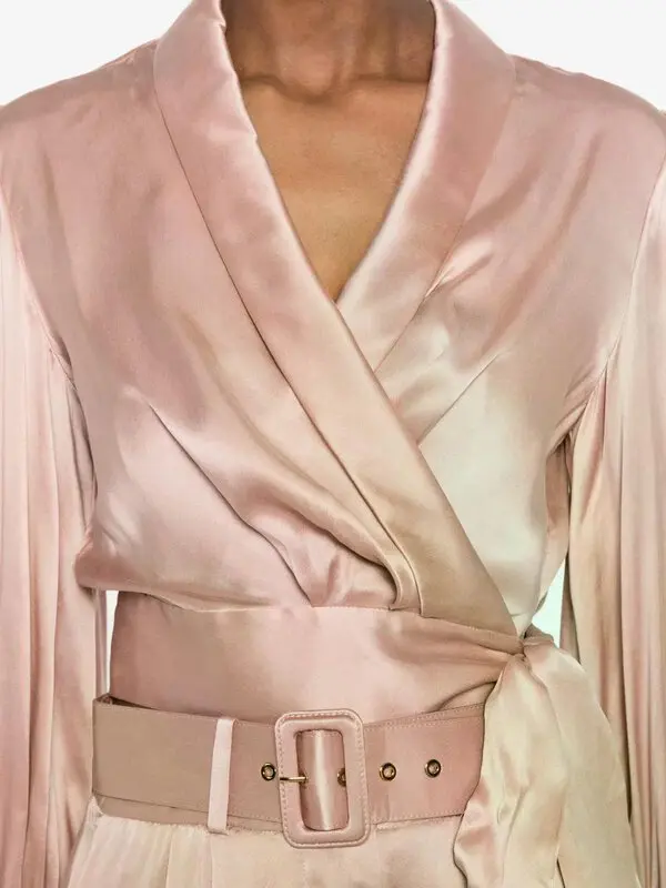 Zimmermann Wrap-design Blouse - Pink