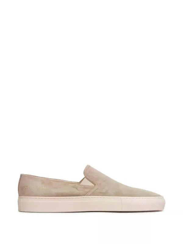 COMMON PROJECTS Suede Slip-on Sneakers - Neutrals